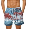 Bainana Mens Swim Trunks American Flag Patriotic Swim Shorts July 4Th ...