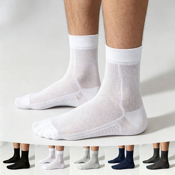 Bainana Socks For Women Men Mid Calf Non Slip Ankle Socks Casual ...