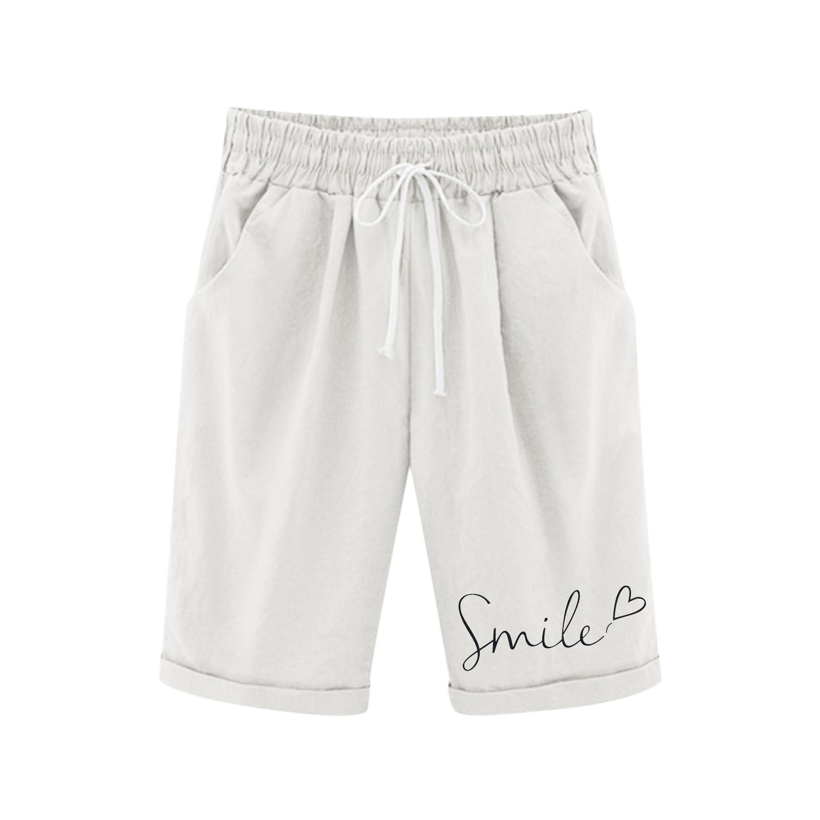 Bainana Sports Shorts For Little Boys Girls Letter Print Elastic Waist ...