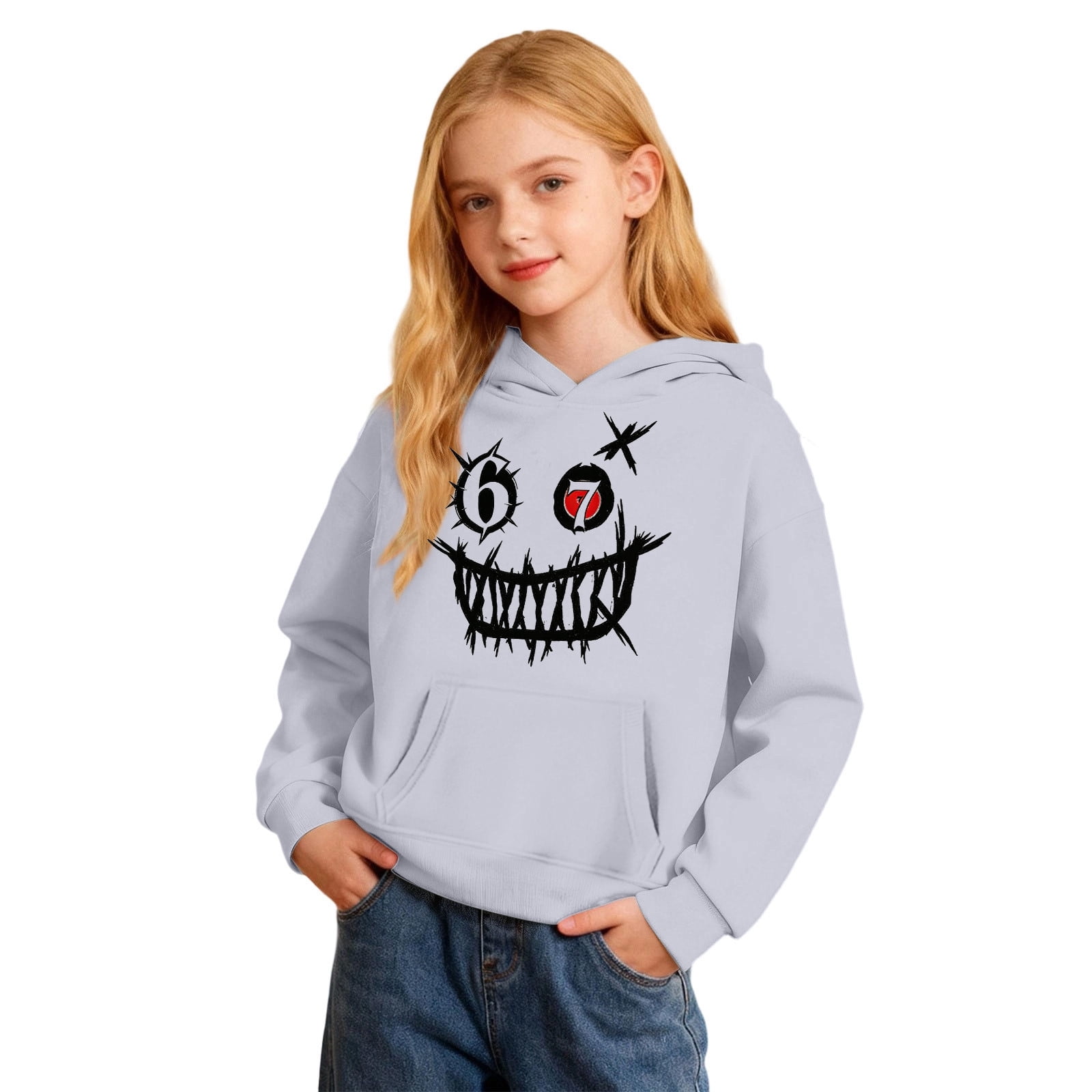 Bainana Spring Fall Hoodie For Girls Boys Child 41 Print Long Sleeve ...