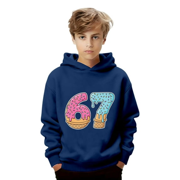Bainana Spring Fall Hoodie For Girls Boys Child 41 Print Long Sleeve ...