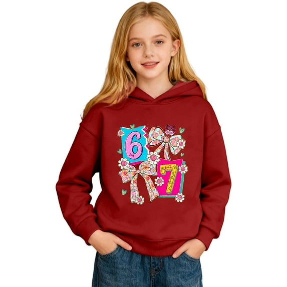 Bainana Spring Fall Hoodie For Girls Boys Child 41 Print Long Sleeve ...