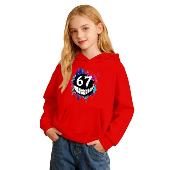 Bainana Spring Fall Hoodie For Girls Boys Child 41 Print Long Sleeve ...