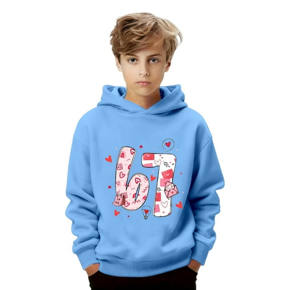 Bainana Spring Fall Hoodie For Girls Boys Child 41 Print Long Sleeve ...
