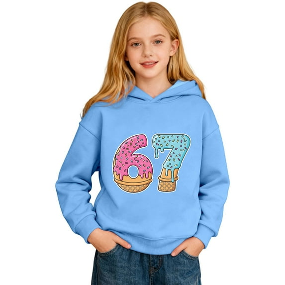 Bainana Spring Fall Hoodie For Girls Boys Child 41 Print Long Sleeve ...