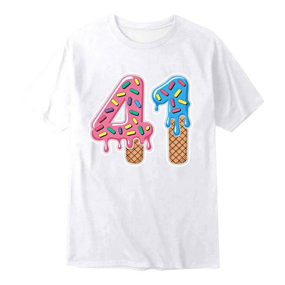 Bainana Stylish Fit Pullover T-Shirts For Girls Boys 4 1 Number Print ...