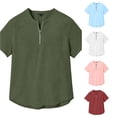 Bainana Summer Round Neck T Shirts For Men Solid Color Short Sleeve ...