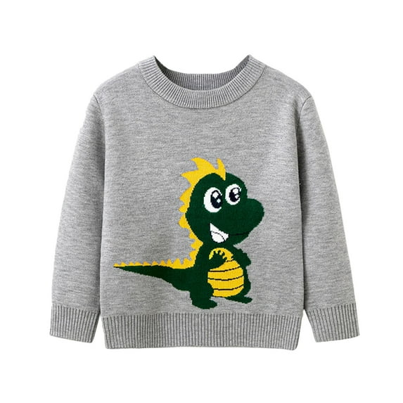 Bainana Sweater For Boys Girls Toddler Dinosaur Print Long Sleeve Crew ...