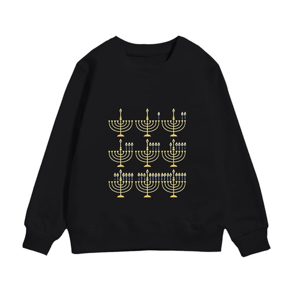 Bainana Sweatshirt For Boys Toddler Cartoon Print Crew Neck Long Sleeve ...
