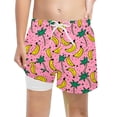 Bainana Swimming Trunks For Boys Toddler Tree Print Elastic Waist ...