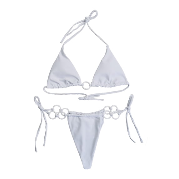 Bainana Swimwear For Women Sexy Mini Bikini Two Piece With Solid Color ...