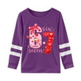 Bainana T-Shirt For Girls Child 67 Number Print Long Sleeve Fashion ...