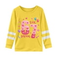 Bainana T-Shirt For Girls Child 67 Number Print Long Sleeve Fashion ...