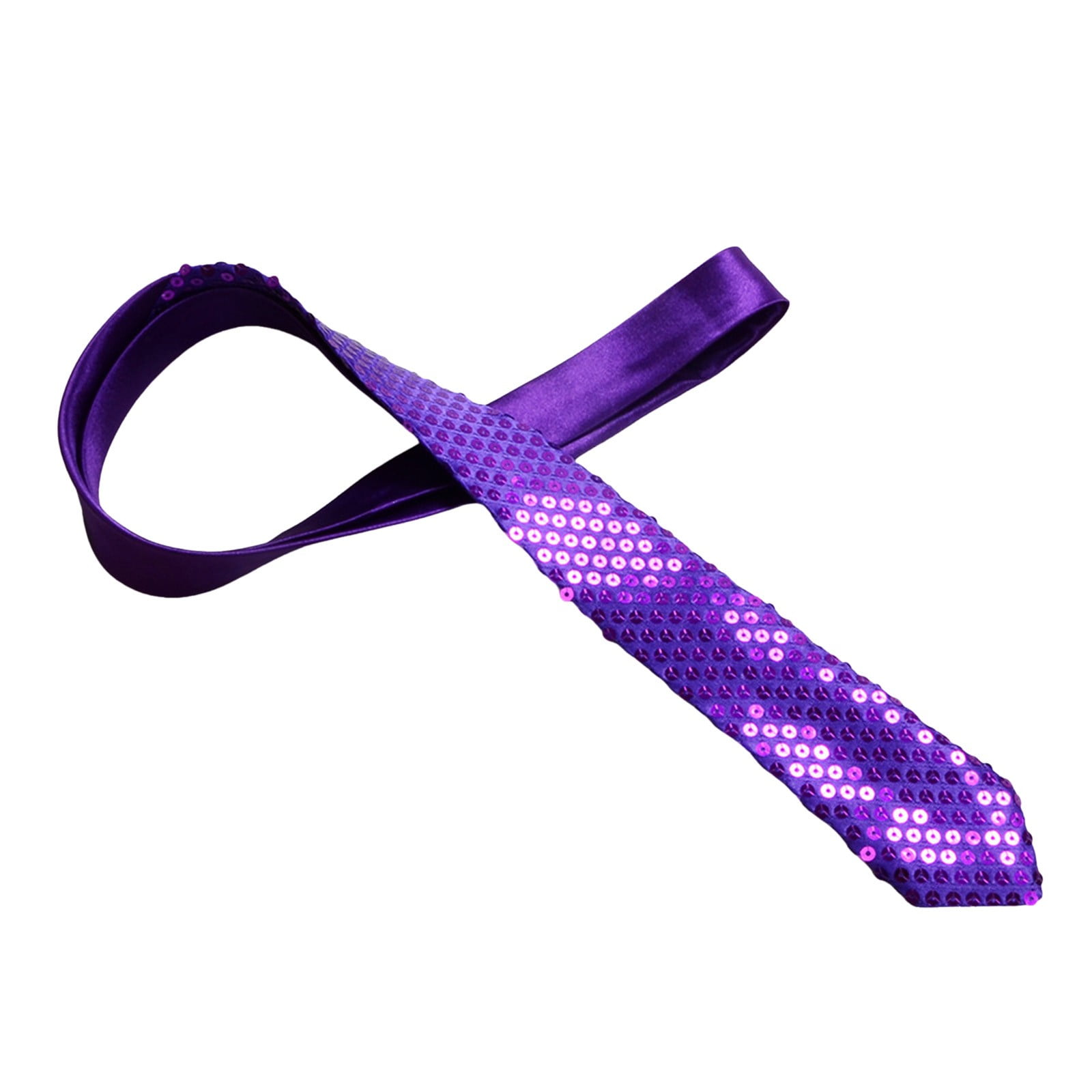 Bainana Ties For Men, Sequin Print Adjustable Mens Necktie For Party ...
