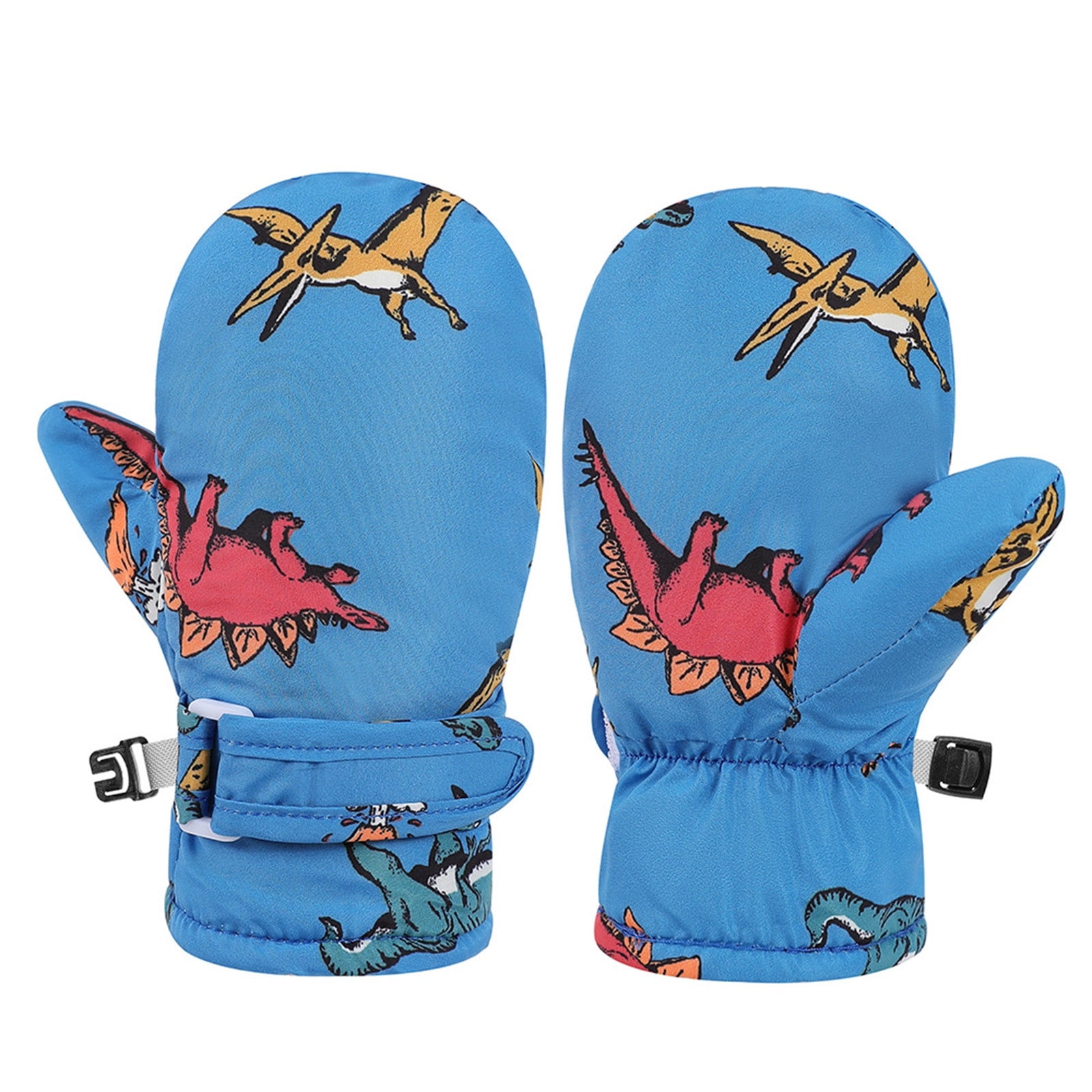 Bainana Toddler Cartoon Print Mittens Skiing Gloves Full Finger ...