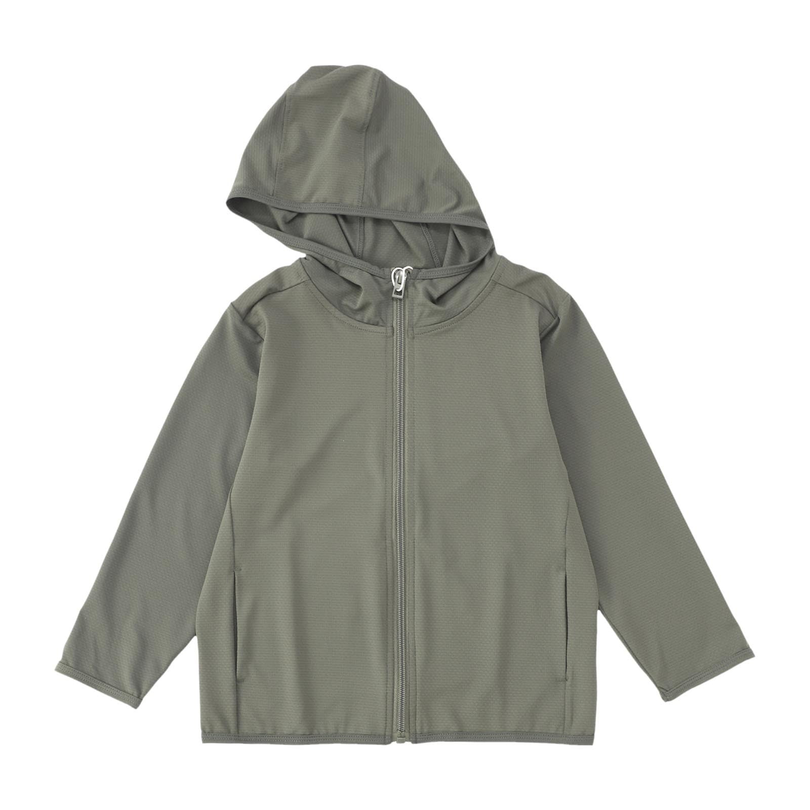 Bainana Toddler Girls Sunscreen Coat Solid Color Long Sleeve Hooded ...