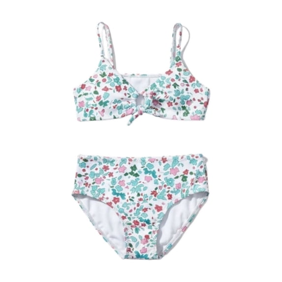 Bainana Toddler Girls Swimwear Floral Print Bikini Two Piece Cute ...