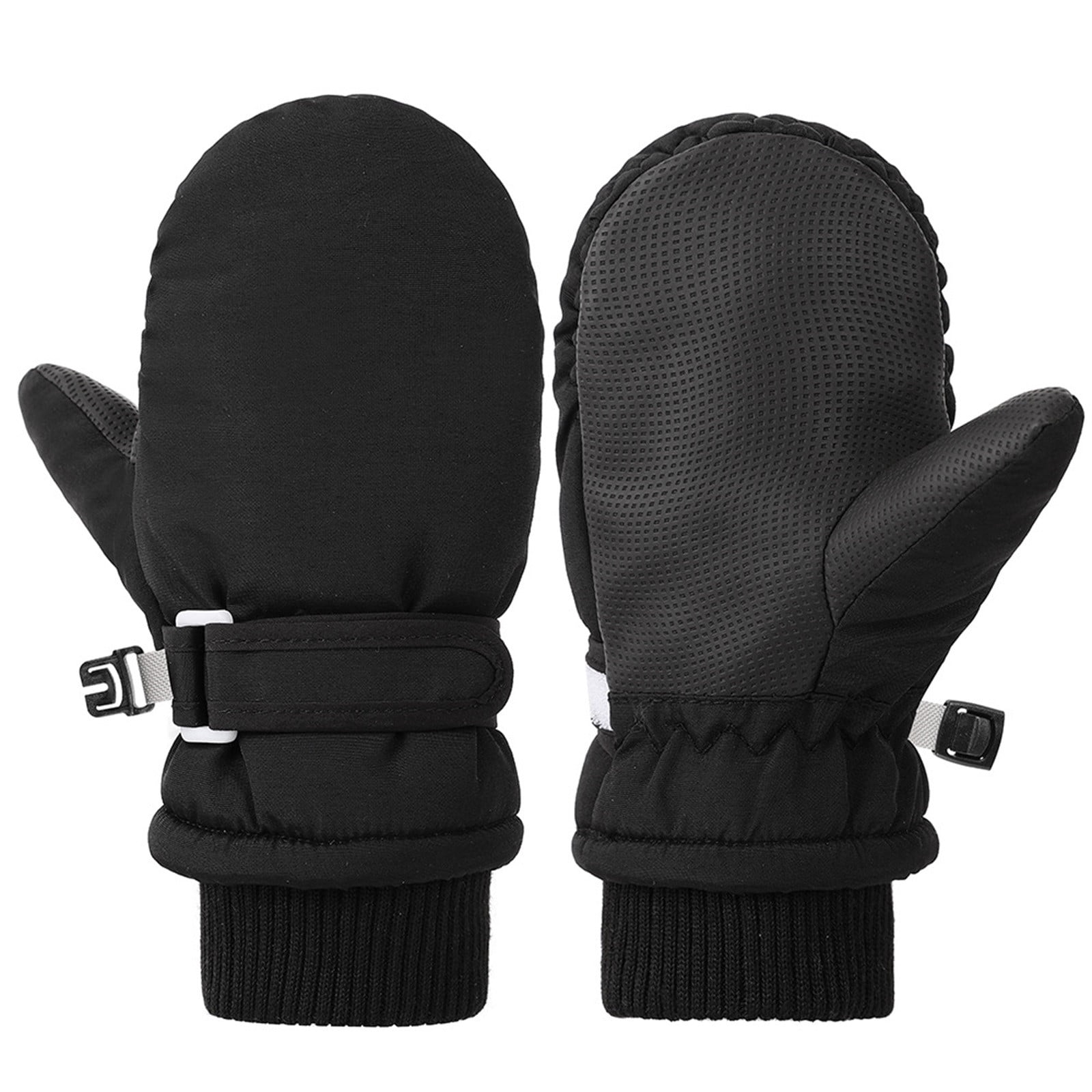 Bainana Toddler Mittens Skiing Gloves Color Block Full Finger Stretchy ...
