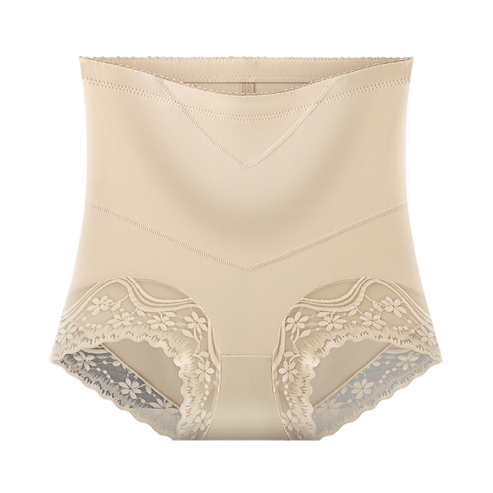 Bainana Underwear For Women High Waisted Tummy Control Lace Briefs ...