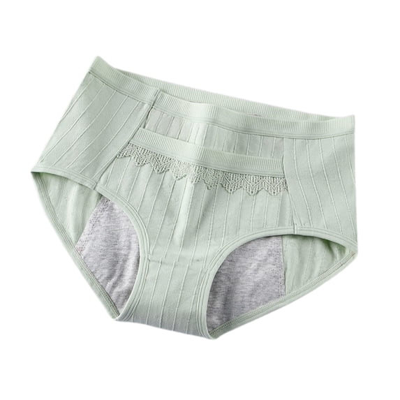 Bainana Women'S Period Underwear Mid Waisted Full Coverage Menstrual ...