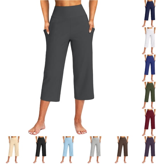 Bainana Women'S Yoga Pants With Built In Hidden Waist Pocket Solid ...