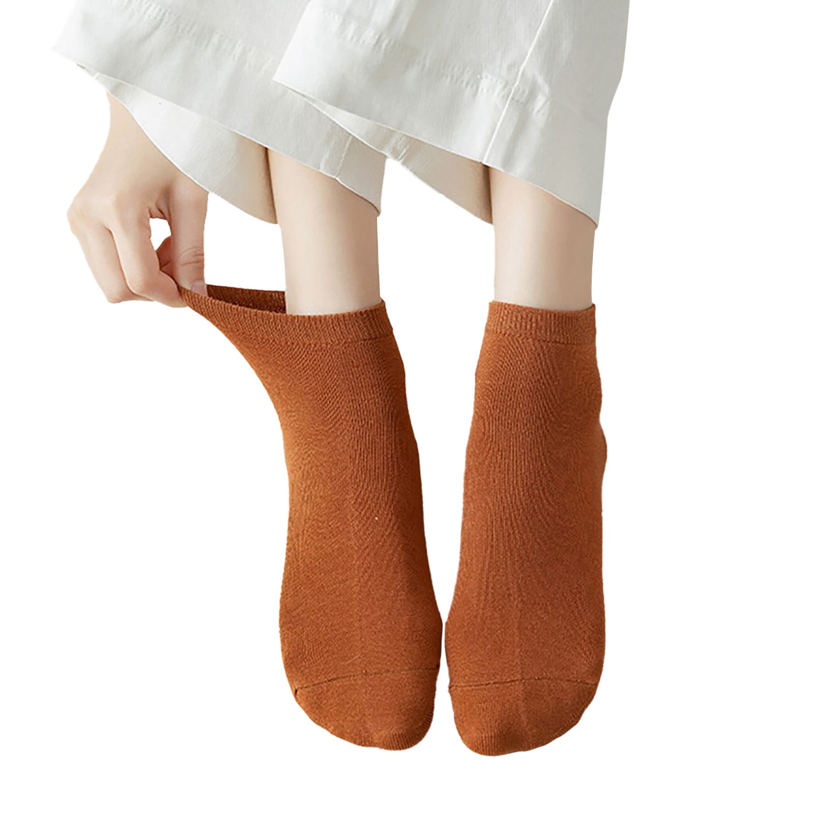 Bainana Womens Crew Socks Low Cut Non Slip Ankle Socks Breathable ...