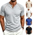 Bainana Workout T Shirts For Men Solid Color Short Sleeve Crew Neck ...