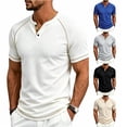 Bainana Workout T Shirts For Men Solid Color Short Sleeve Crew Neck ...