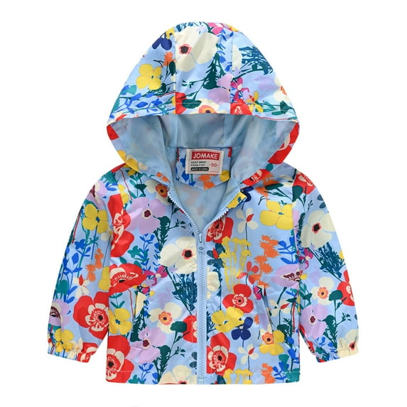 Bainana Zipper Jacket For Toddler Boys Cartoon Print Long Sleeve Hooded Coat Soft Cute Kids ...