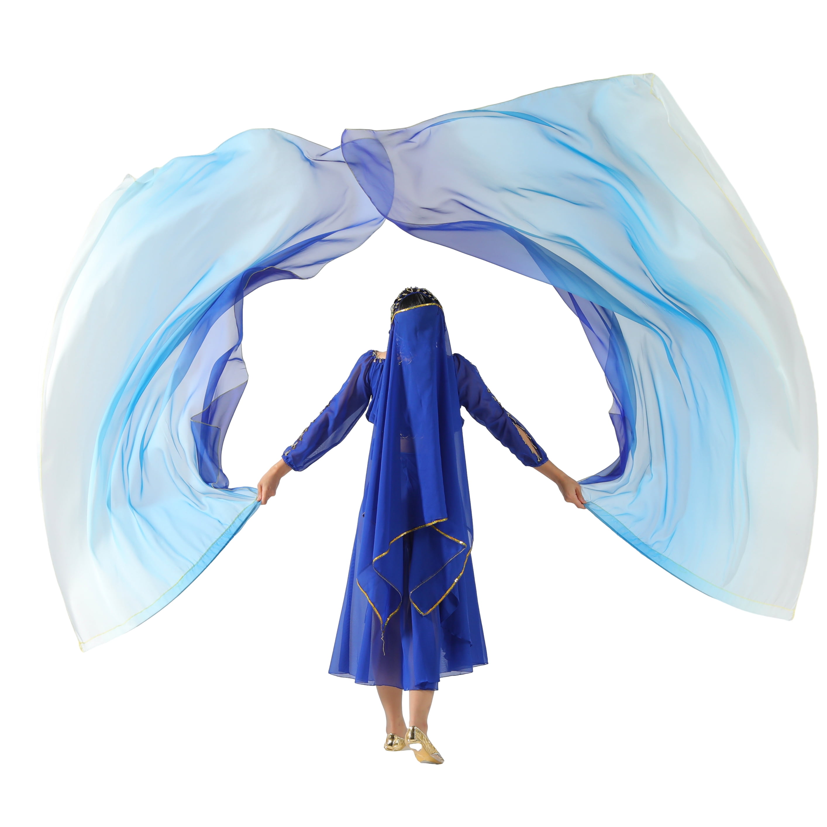 Baisdan Dance Rectangle Flag Worship Flag Church Praise Dance Sky blue ...