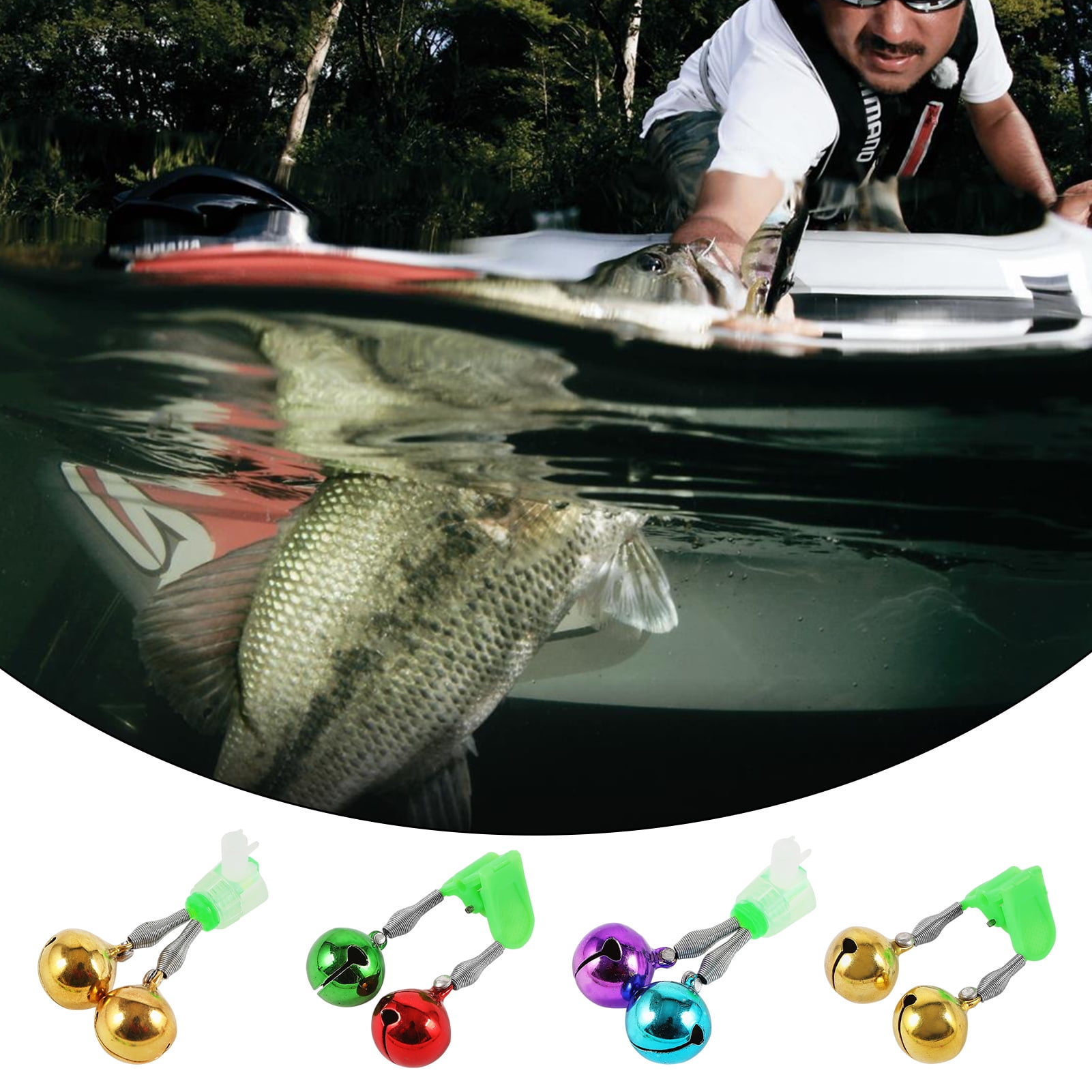 Bait Alarm Bell High Decibel Dual Bells Loud Sound Non-shedding ...