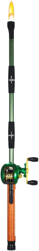 Bait Cast Fishing Pole BBQ Lighter (Green) - Walmart.com