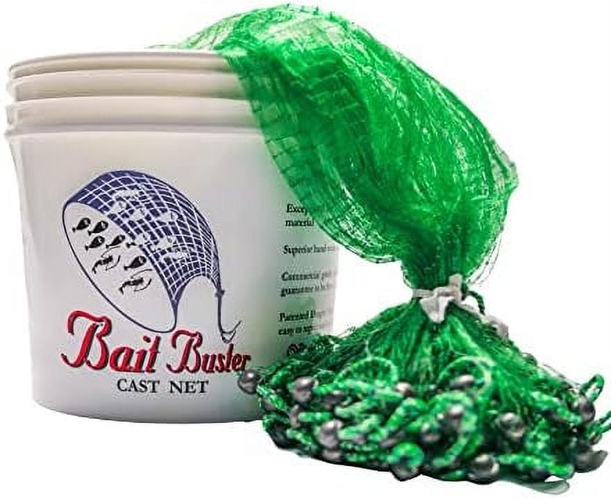 Bait Cast Net: 3/8" Sq. Mesh, 7 ft Radius - Walmart.com