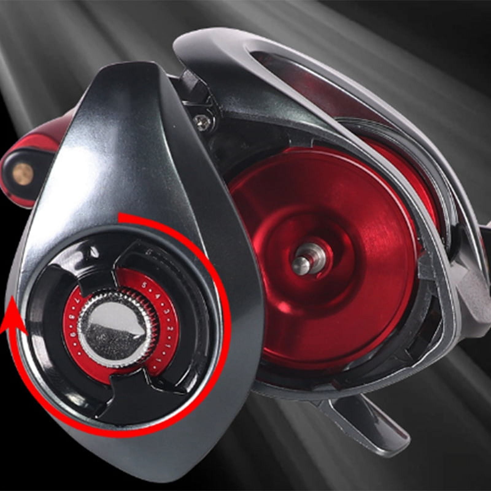 Bait Casting Reel High Speed Gear Ratio Saltwater Magnetic Brake System ...