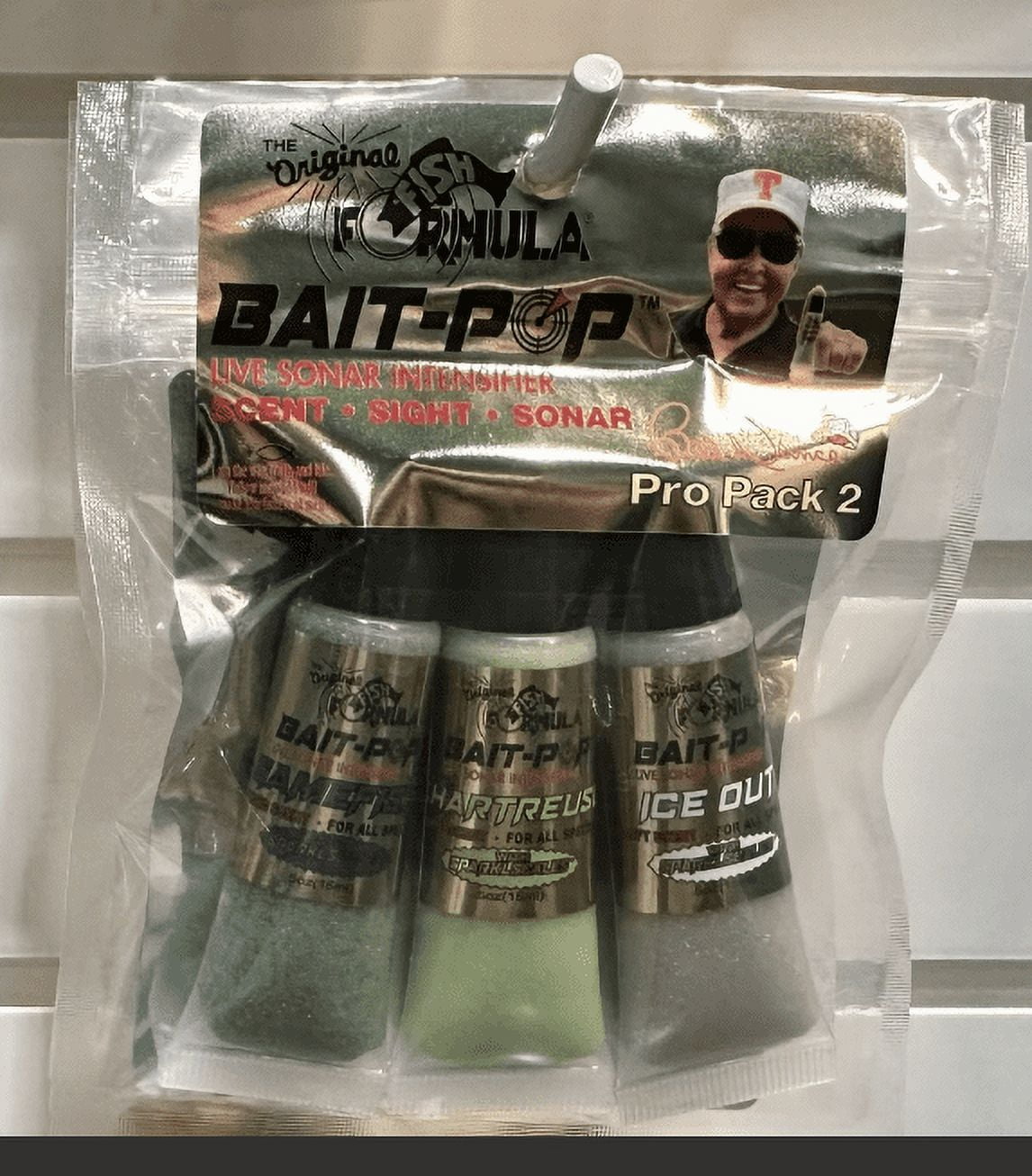 Bait Pop Bill Dance Legend Pack 2 - Bait Pop Gamefish, Chartreuse, Ice ...