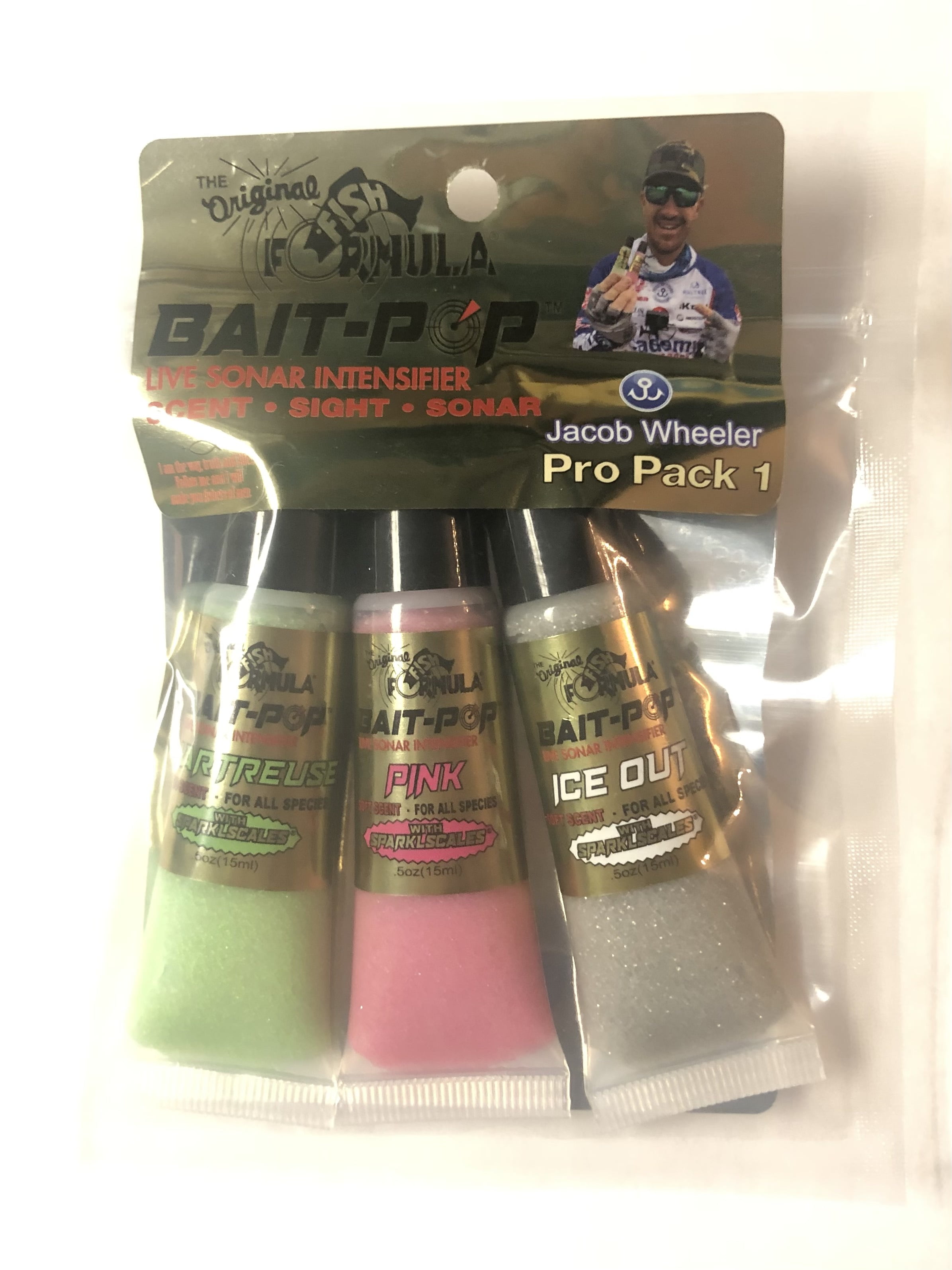 Bait Pop Jacob Wheeler Pro Pack 1 - Bait Pop Pink, Chartreuse, Ice Out ...