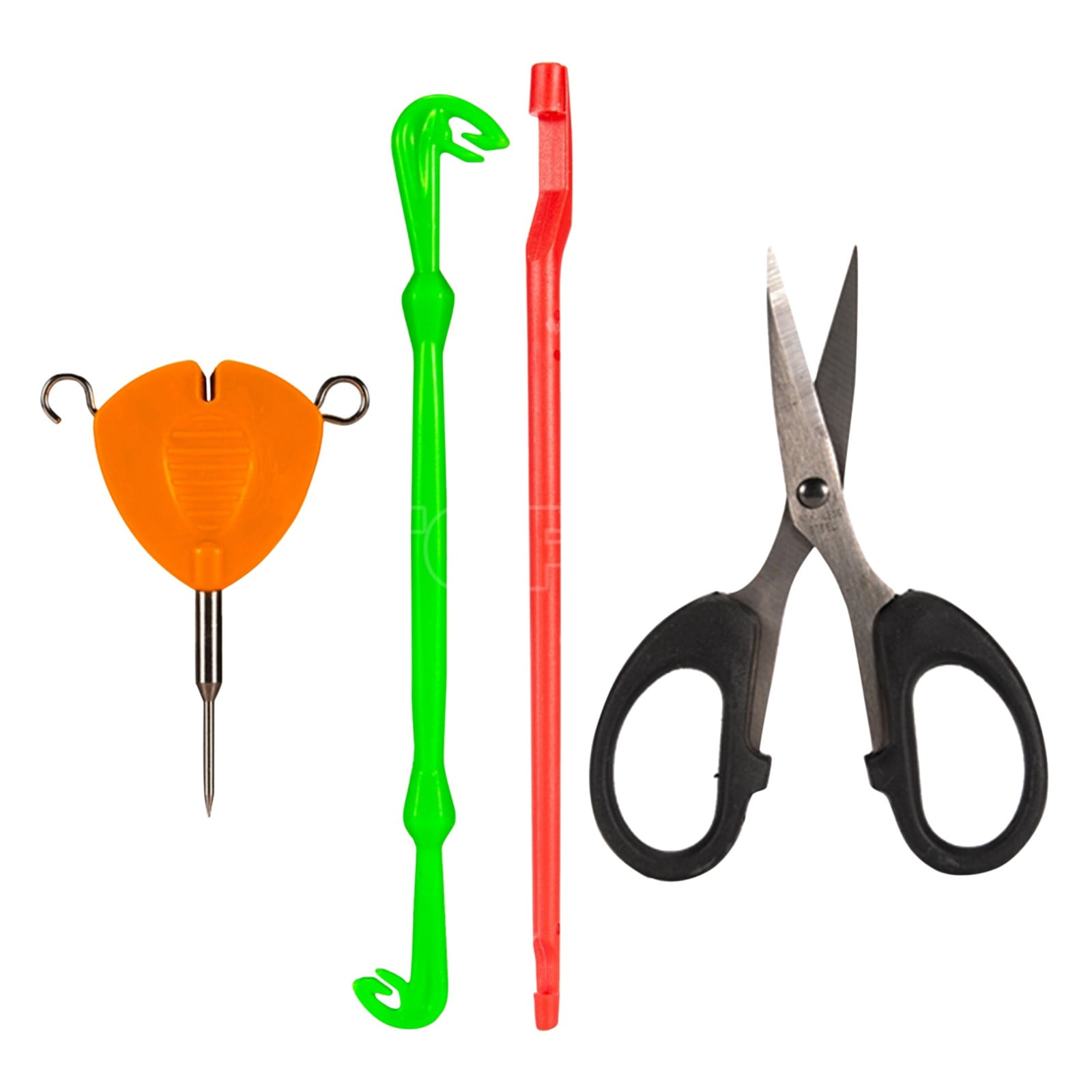 Bait Puller Tool, Orange Multi-Purpose Fishing Knotter Bait Puller Line ...
