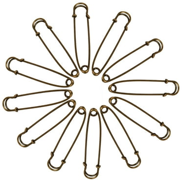 Safety Pins Heavy Duty Large Safety Pins Steel 50 Pcs for Blankets ...