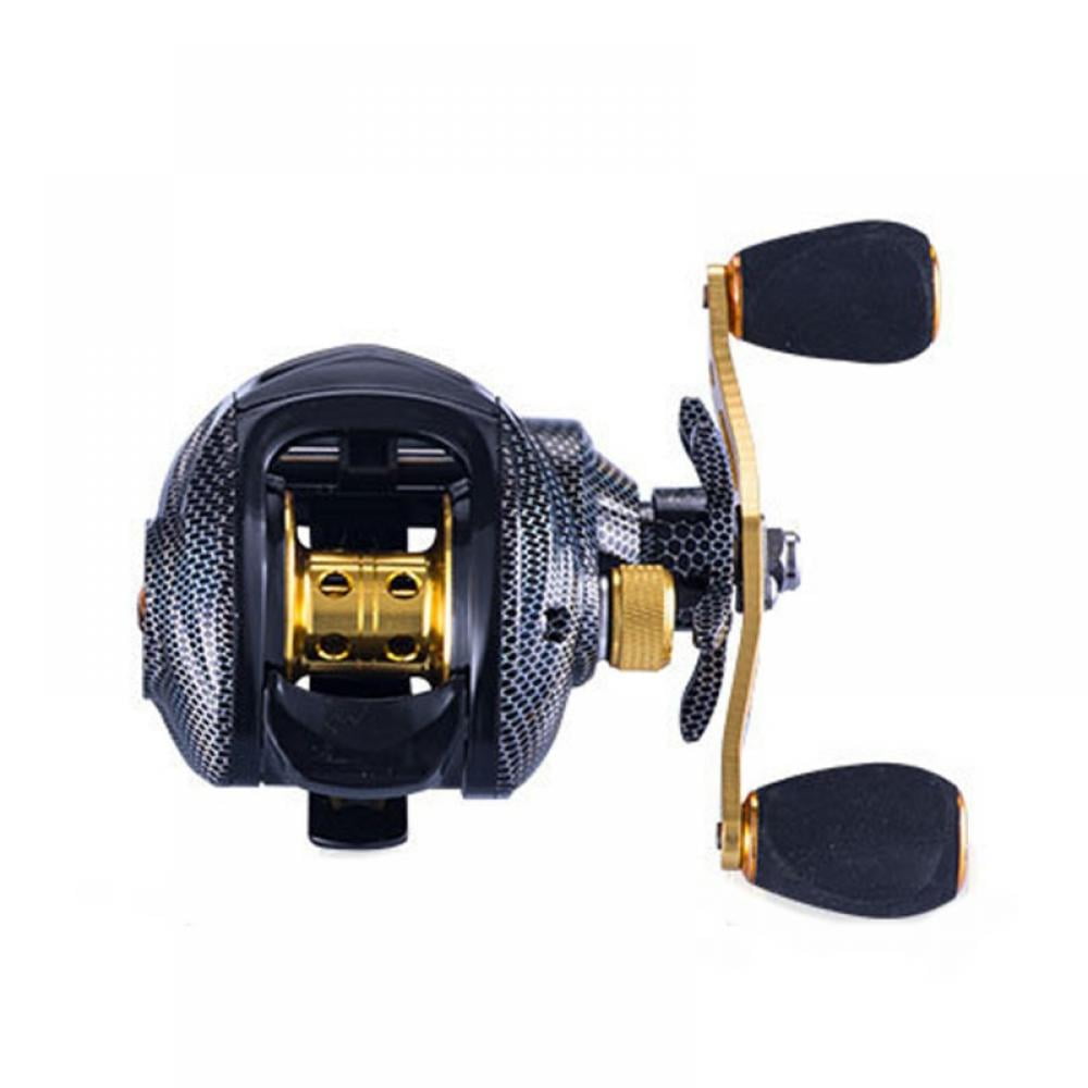 Baitcast Reel - 7:2:1 High Speed Round Baitcasting Reel, 13.3Lbs Max ...