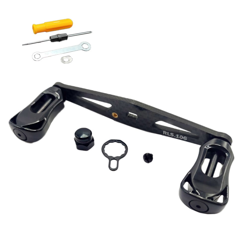 Baitcasting Reel Rocker Handle Carbon Fiber Gripping Pill Rocker Handle ...