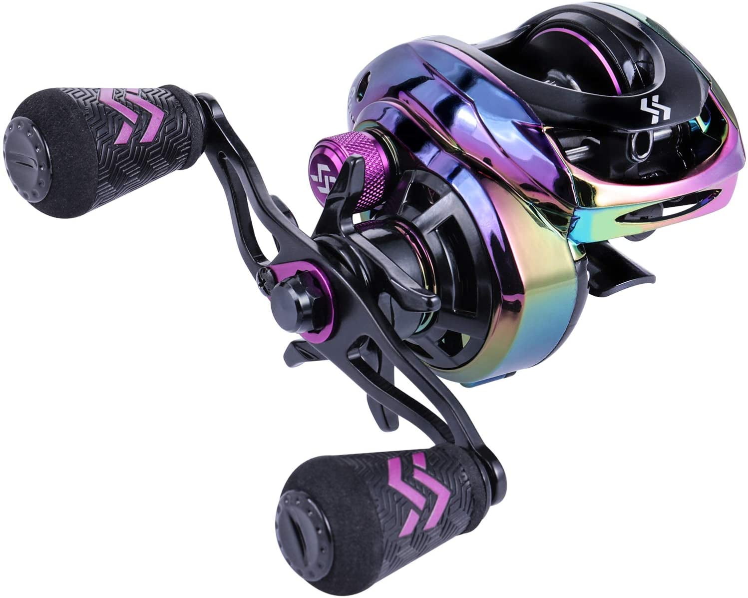 Baitcasting Reels - Colorful Fishing Reel, 8.0:1/7.3:1 Gear Ratios, 9+1 ...