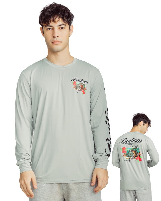 Baitium Fishing Shirt for Men Outdoor Long Sleeve Fishing Shirt Hiking ...