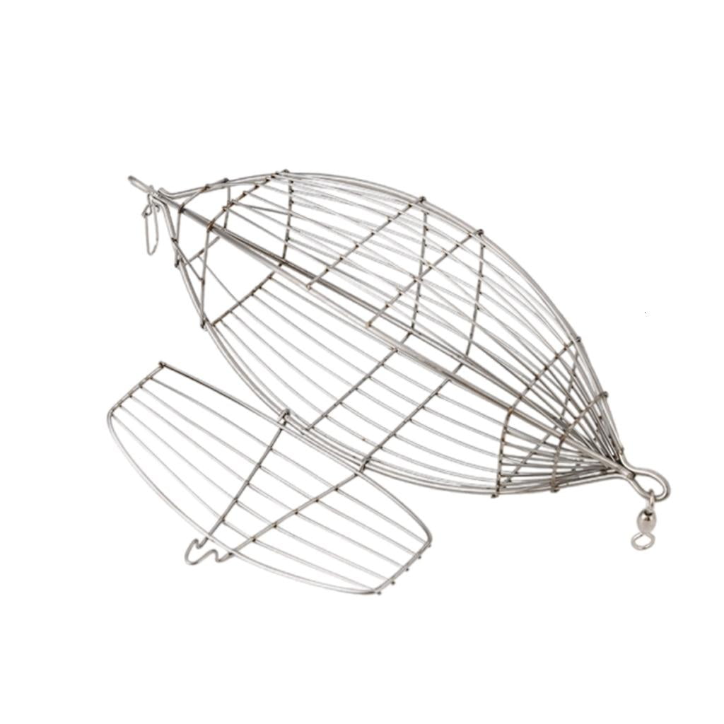 Baits Trap Cage Basket Feeder Holder Fishing Accessories for Shrimp ...