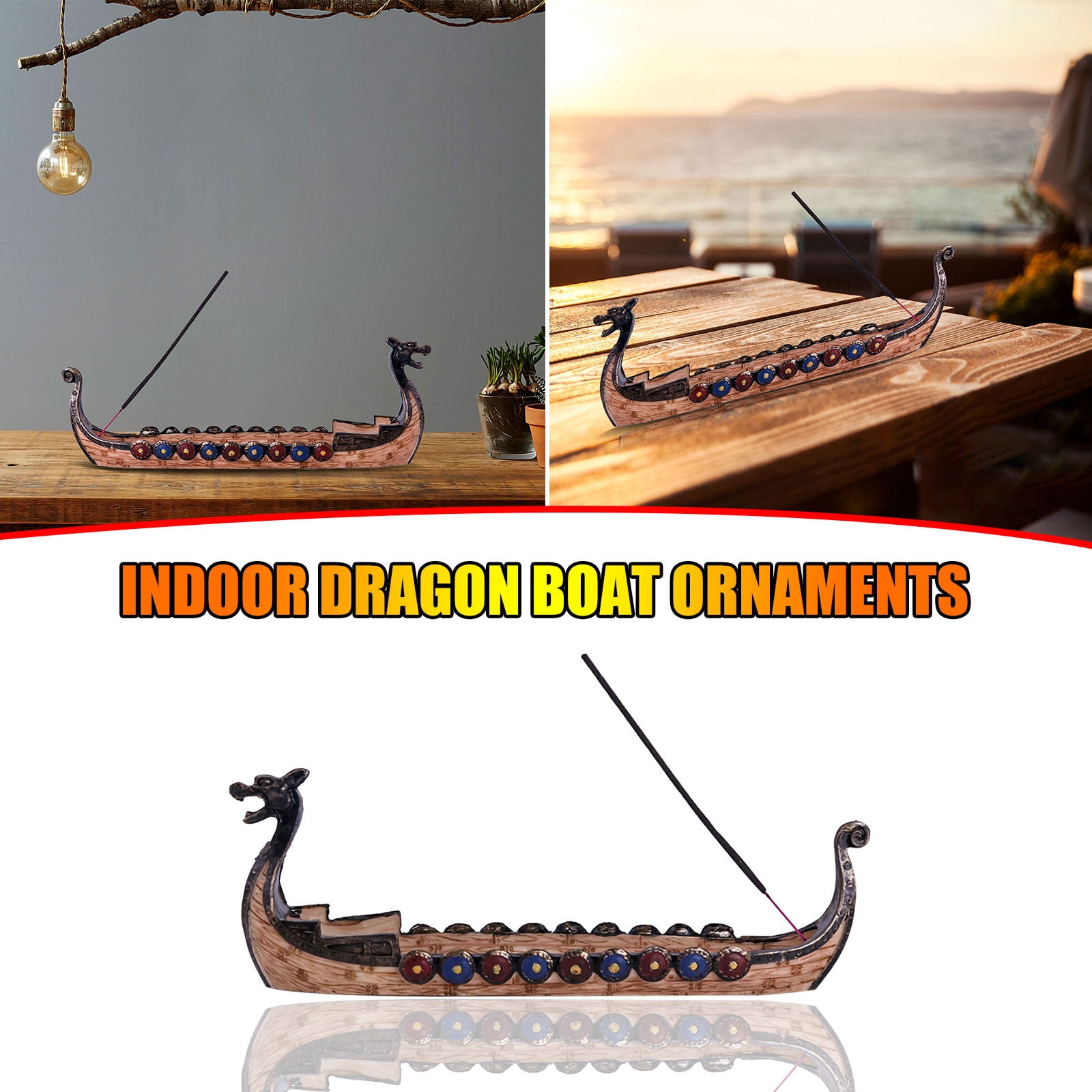 Baiulaoshu Cute Desk Decor Desktop Ornament Dragon Interior Room ...