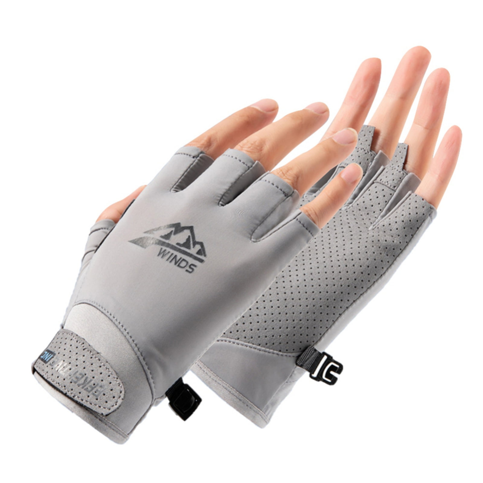 Baiways Half Finger Gloves for Men and Women,Sun Protection for Driving ...