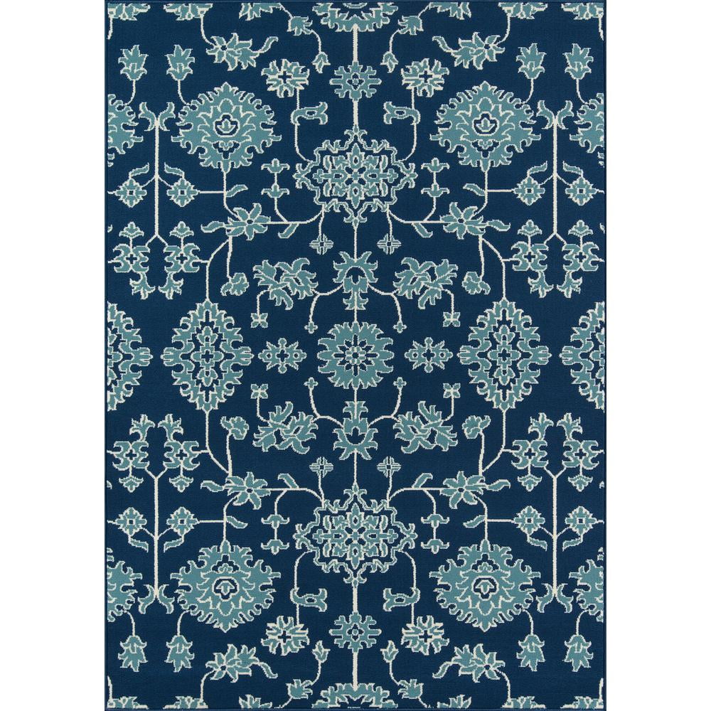 Machine Made Blue Blue Indoor/Outdoor Rugs - Walmart.com