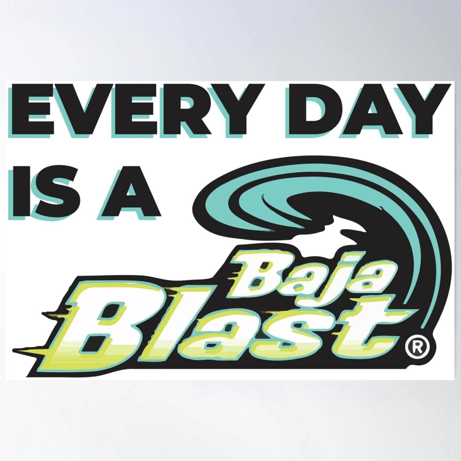 Baja Blast Poster UNFRAMED PAPER POSTER, Home Decor, Vintage Gift ...