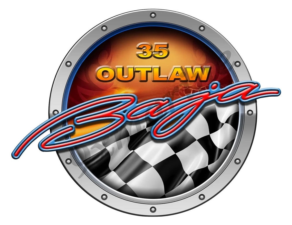 Baja Boat Custom 7"X10" Round Sticker With Model Name of Your Choice ...