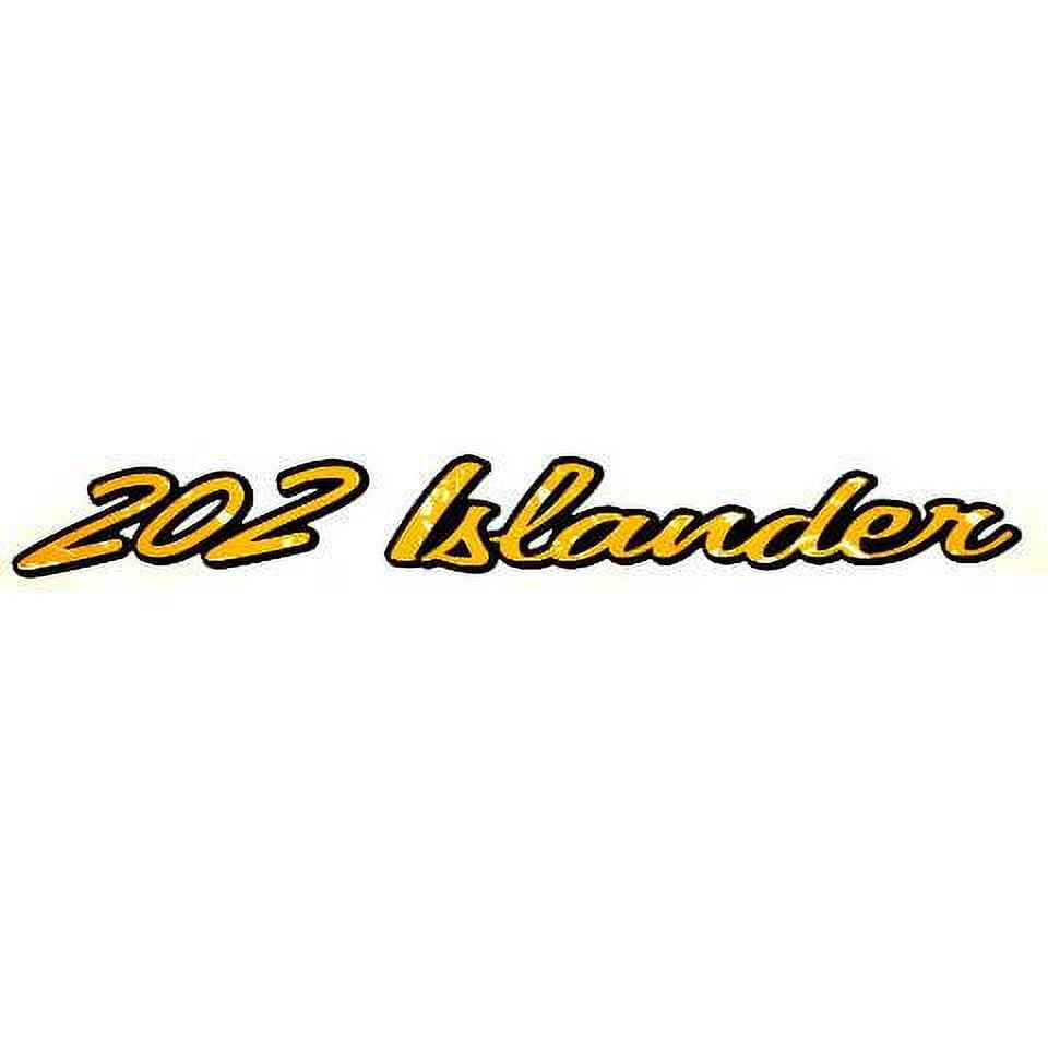 Baja Boat Decal 202ISL-08 | 202 Islander 20 1/4 Inch Yellow Black ...