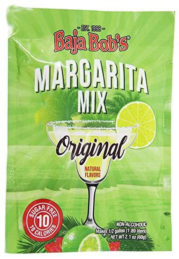 Baja Bob's Sugar-Free Cocktail Mixer, Original Lime Margarita ...